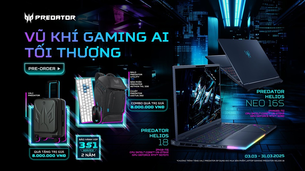 Acer Ra Mắt Chương Trình Pre-Order Dành Cho Dòng Laptop Gaming Predator ...